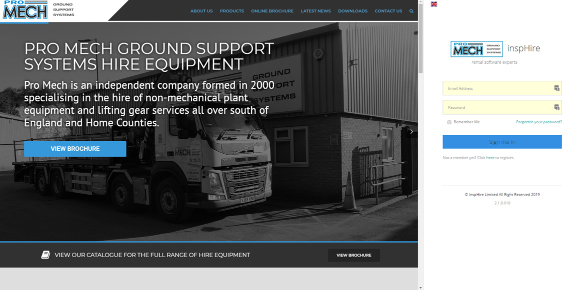 Web Portal Now Live - Pro Mech